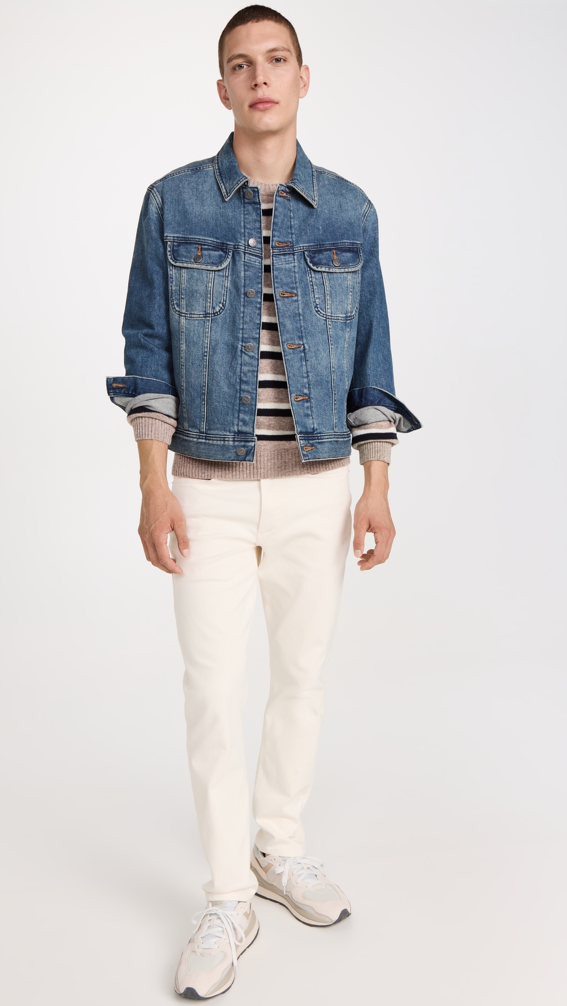 A.P.C. A.P.C. Washed Stretch Denim Jacket